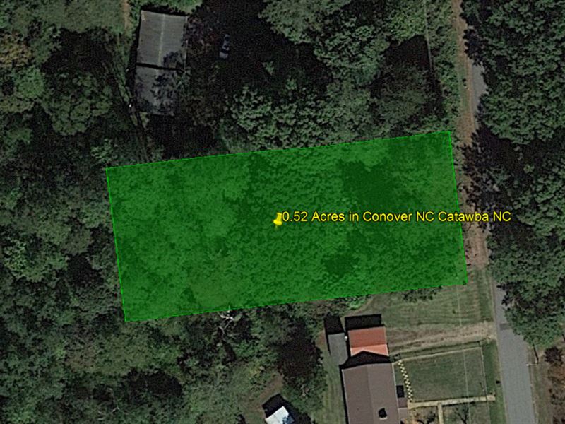 .52 Acres in Conover, NC, Lot for Sale by Owner in North Carolina, #264979